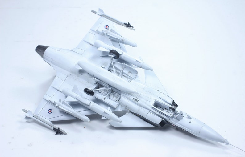 Handmade Saab JAS 39 Gripen Model: 1/48 Scale, Professionally Built - Etsy