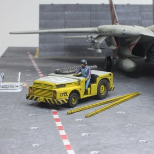 US Navy Flight Deck Tractor Model 1:72 Scale - Built & Painted - Etsy