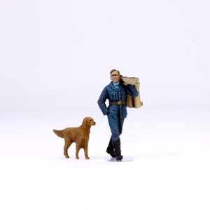 Pro-painted Figure RAF Pilot and Dog WWII 1:48 (aircraft is Not ...