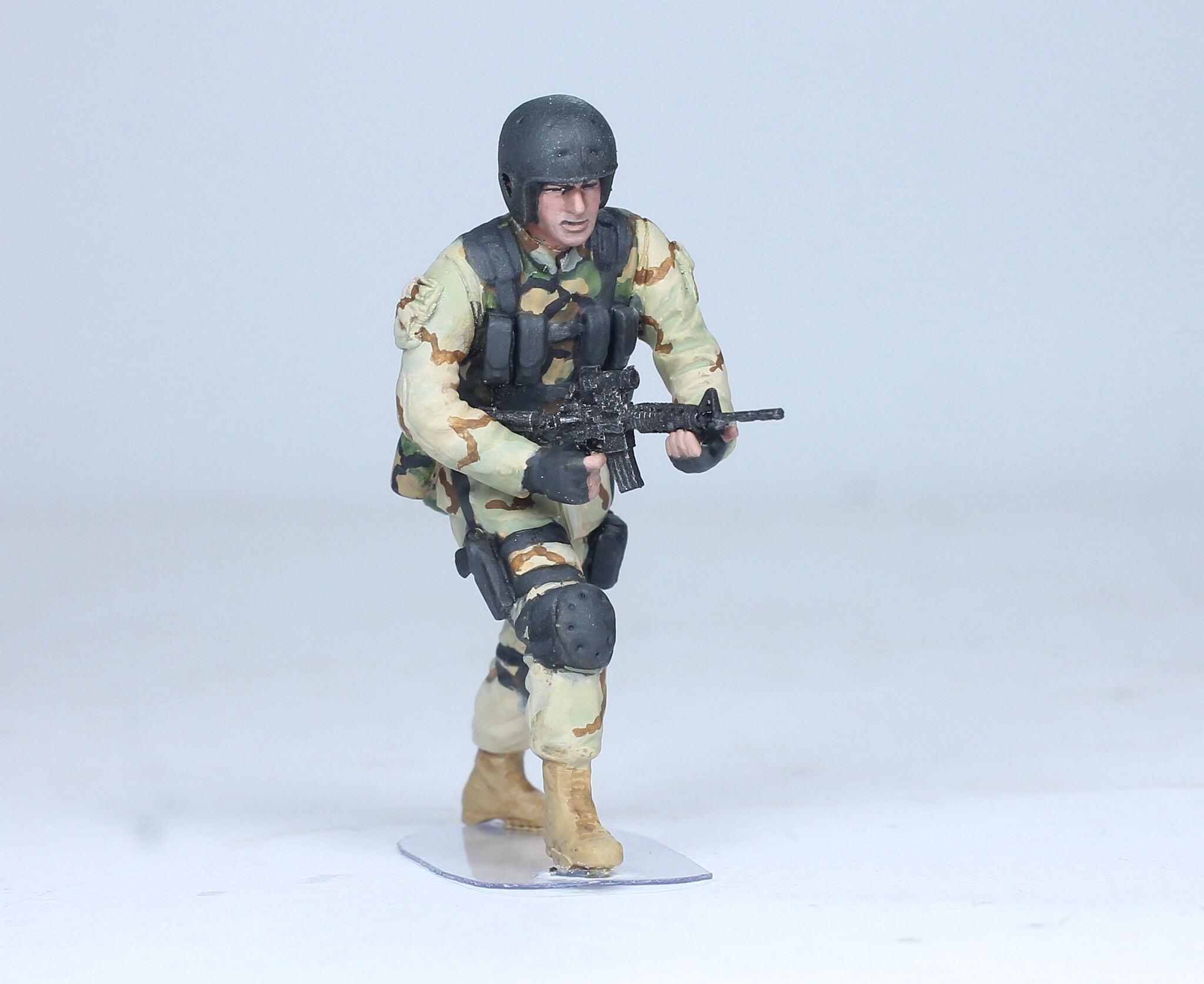 Painted Figure Delta Force Team 04 Figures in Fight Somalia 1993 1:35 ...