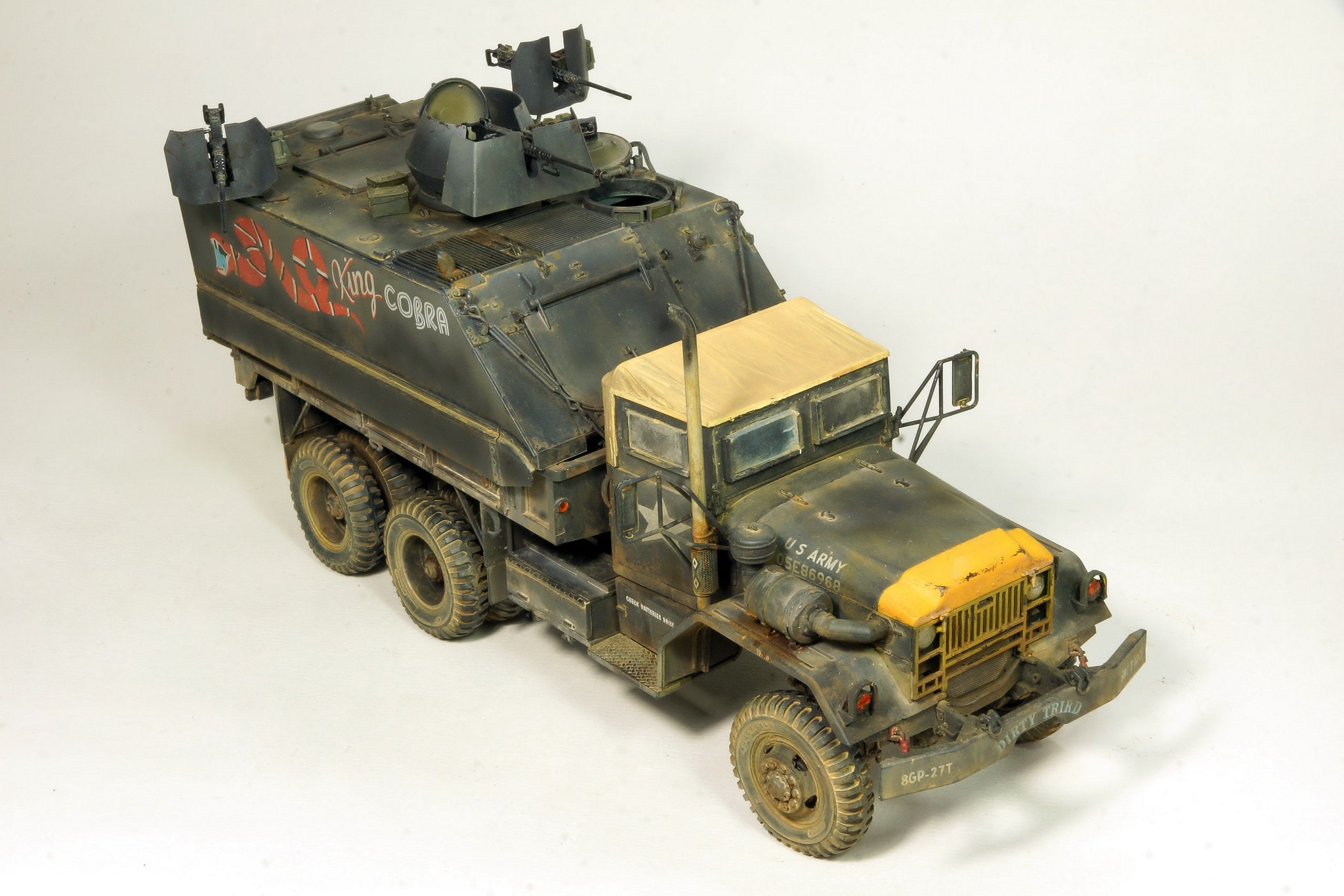 Probuilt Model US Army Gun Truck King Cobra M54 M113 - Etsy