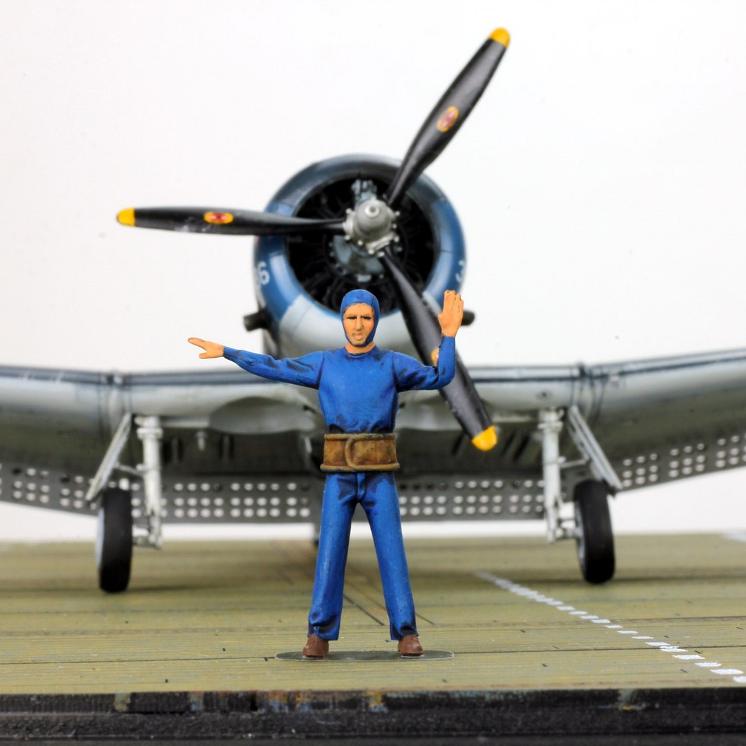 Pre-order Propainted 1:48 Figure US Navy Blue Deck Crew WWII (set 1) - Etsy