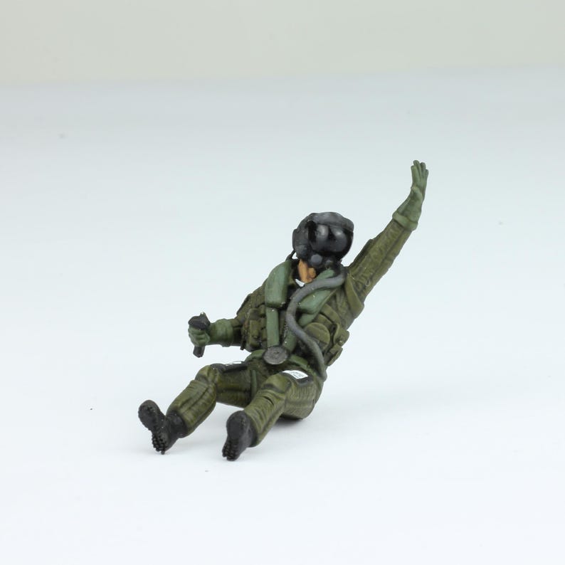 Handmade Painted US Pilot Figures: 1/32 Scale Resin Model Set - Etsy