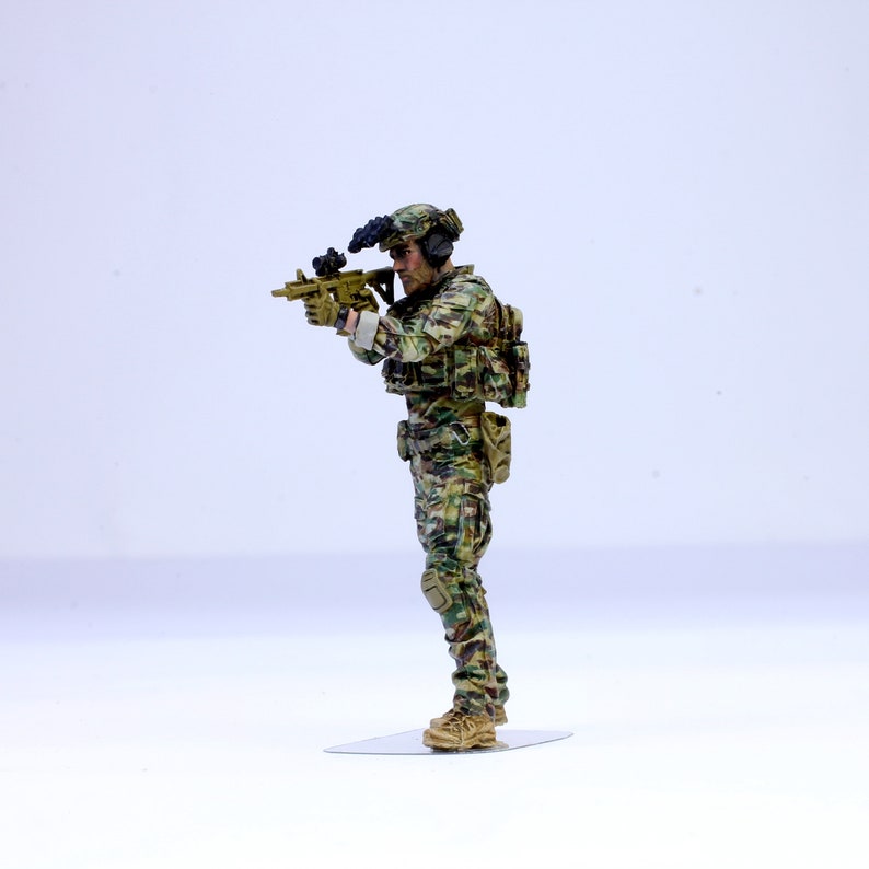 Painted Figure US Navy Seal Special Force in Multicam - Etsy