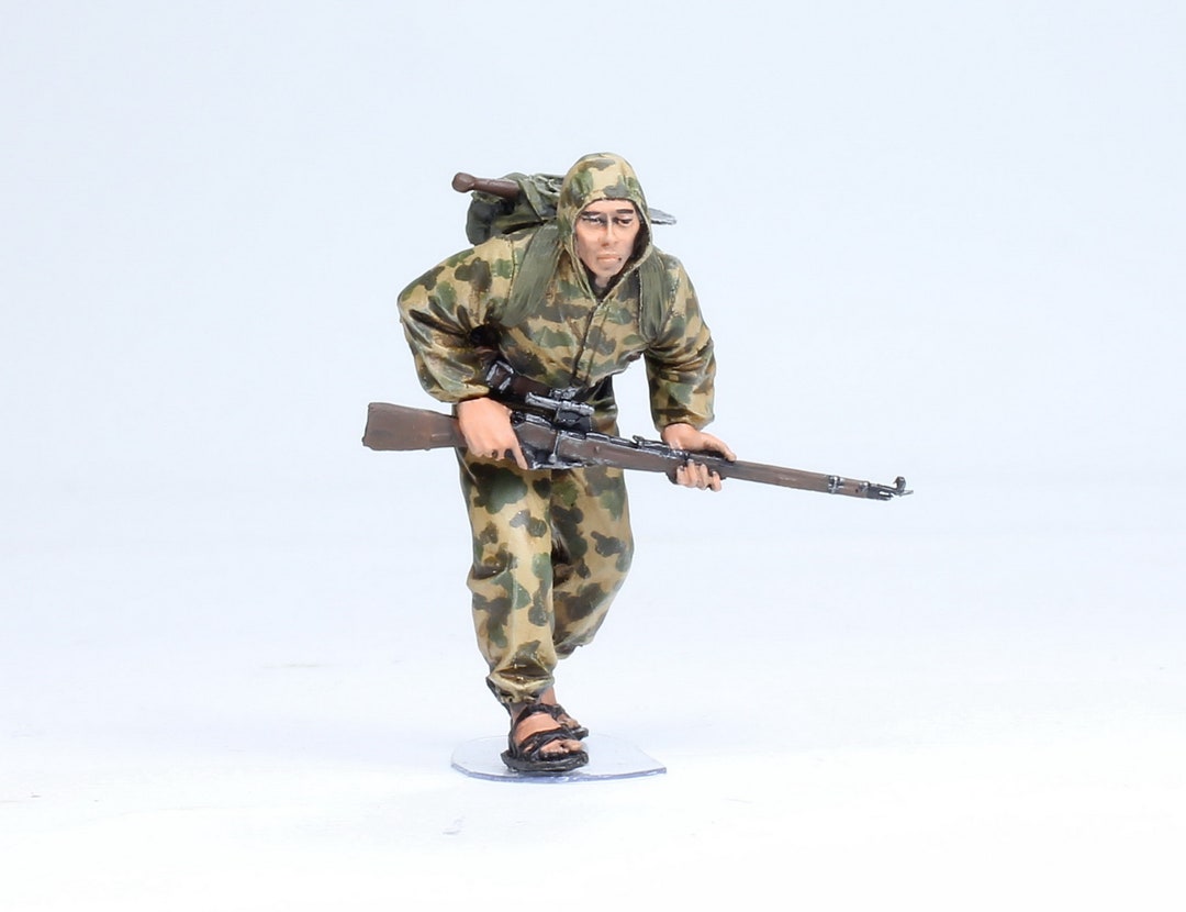 Painted Figure NVA Sniper Soldier in Battle, Vietnam War 1:35 Scale ...