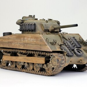 Pre-order 1:35 Probuilt Model USMC M4A2 Late PTO Sherman Medium Tank ...