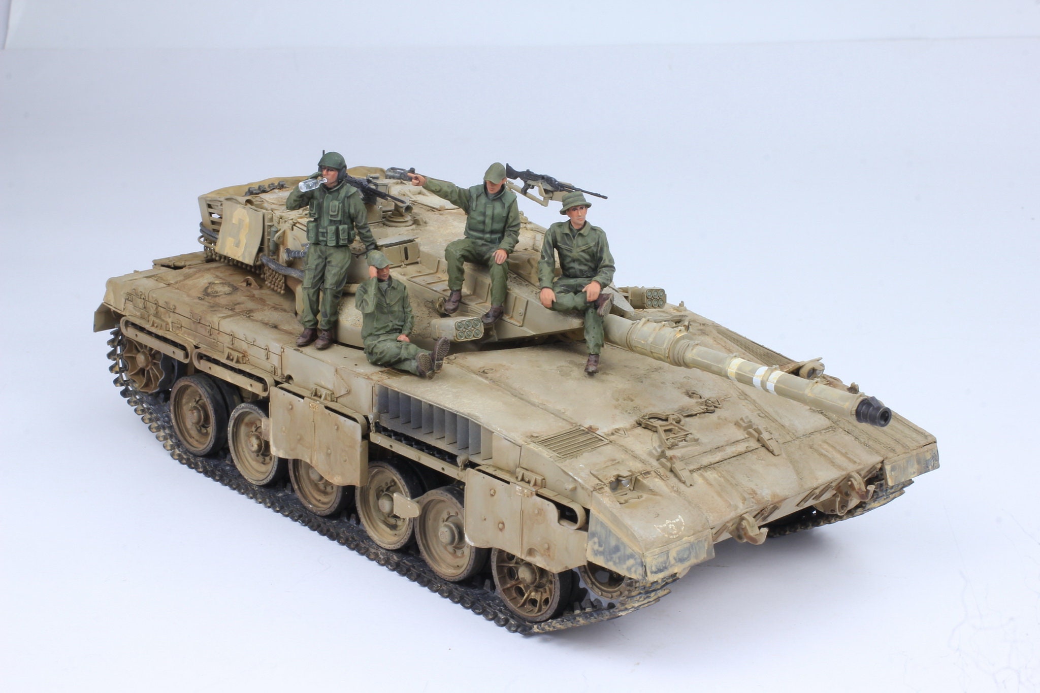 Painted Figures IDF Tank Crews 04 Figures, Tank is Not Included 1:35 ...