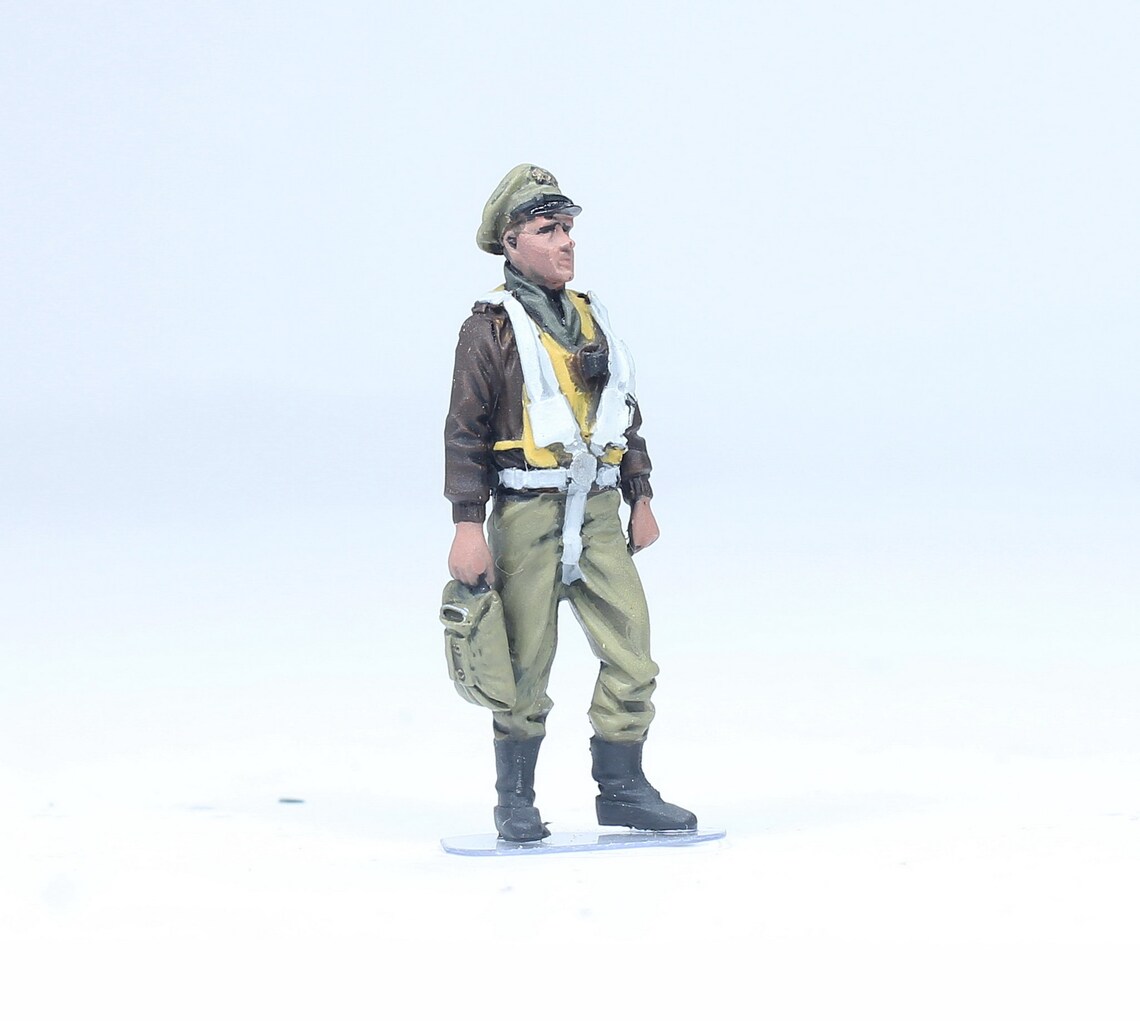 Painted Figure USAAF Pilot WWII 1:48 (built and Painted by Professional ...