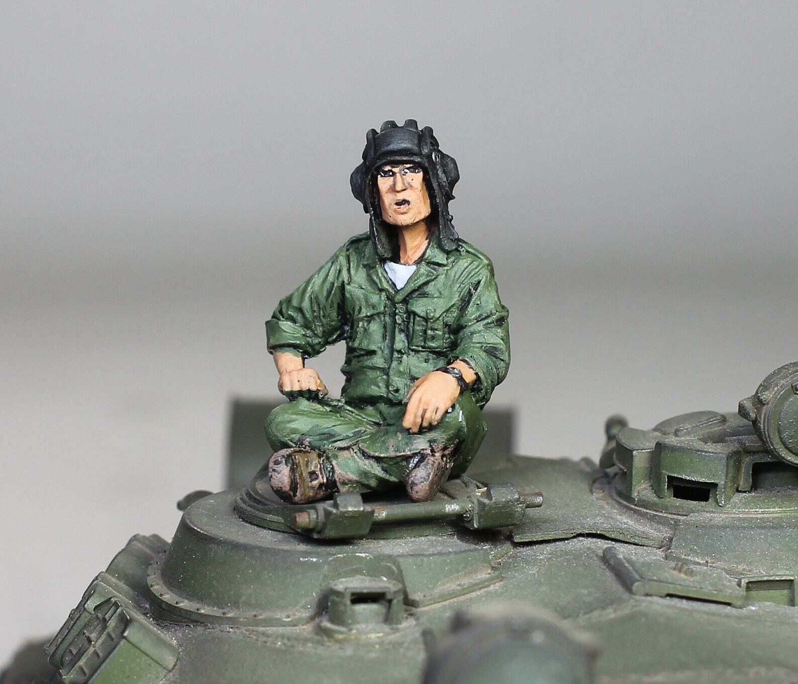 Painted Figure NVA Tank Crew Vietnam War 1:35 Scale (built and Painted ...