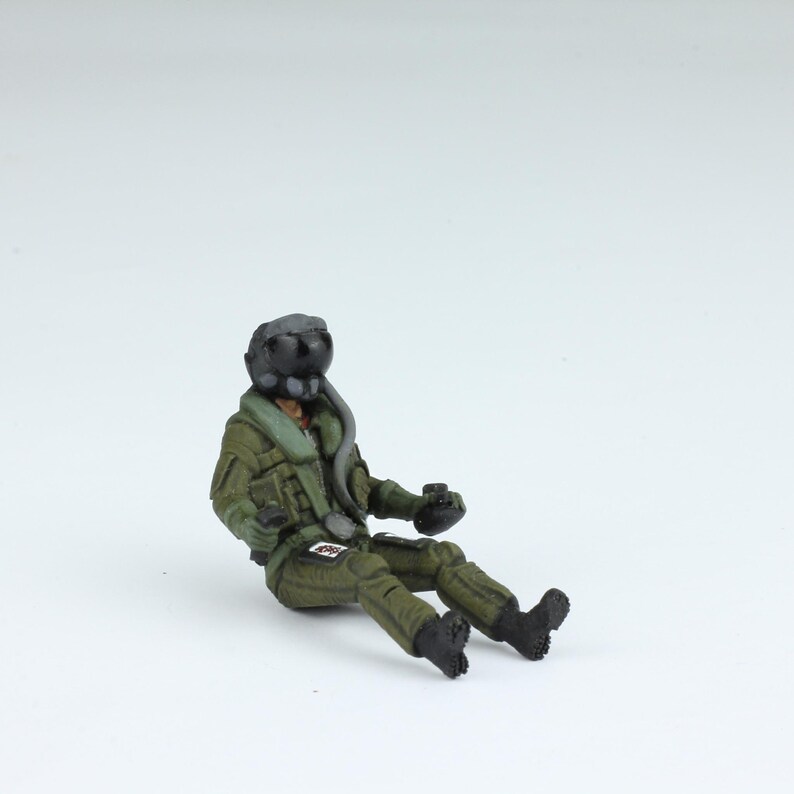 Handmade Painted US Pilot Figures: 1/32 Scale Resin Model Set - Etsy