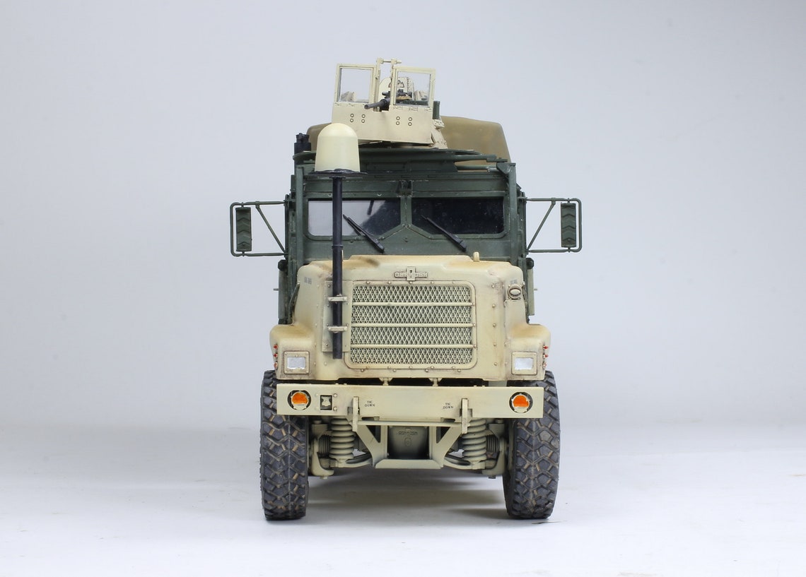 Pre-order 1:35 Probuilt Model US Army MTVR Truck With Armor Protection ...