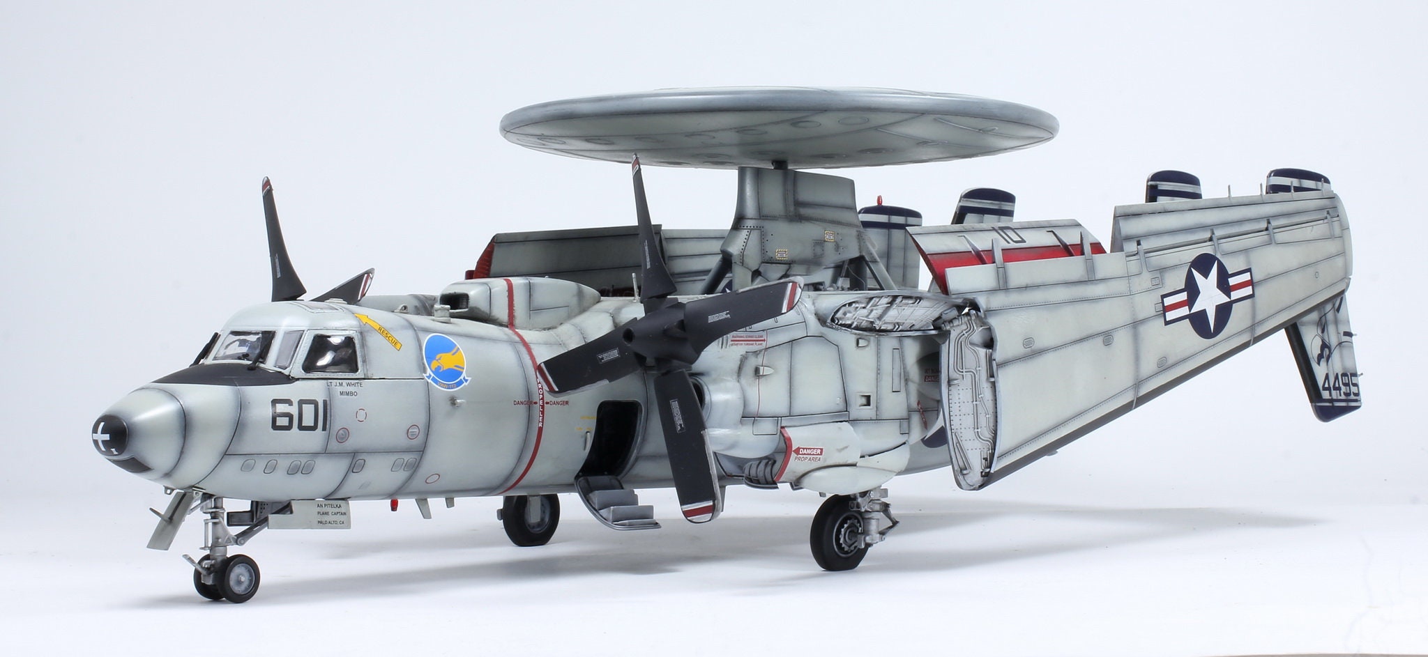 US Navy E-2C Hawkeye 1:48 Pro Built Model built and Painted by ...