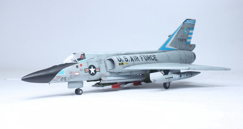 USAF F-106A Delta Dart Vietnam War 1:72 Pro Built Model (built and ...