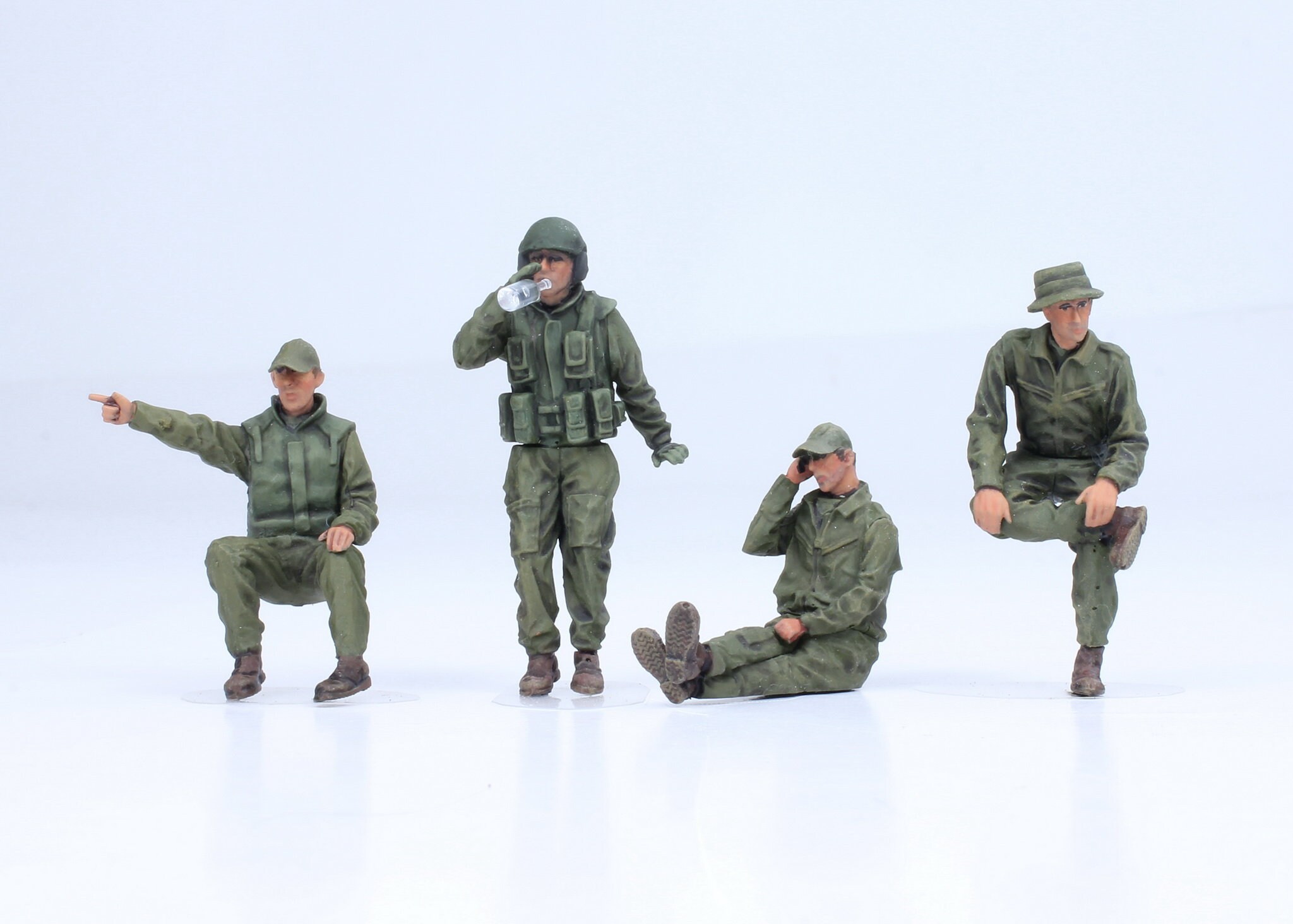 Painted Figures IDF Tank Crews 04 Figures, Tank is Not Included 1:35 ...