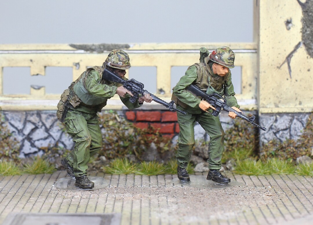 Handmade USMC Vietnam War Figures: Mauthan 1968 Battle, 1/35 Scale - Etsy