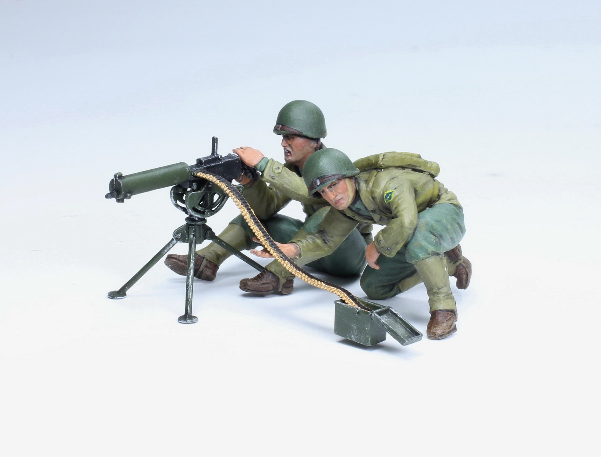 Painted Figure US Soldiers Moving in European Battlefield 06 Figures ...