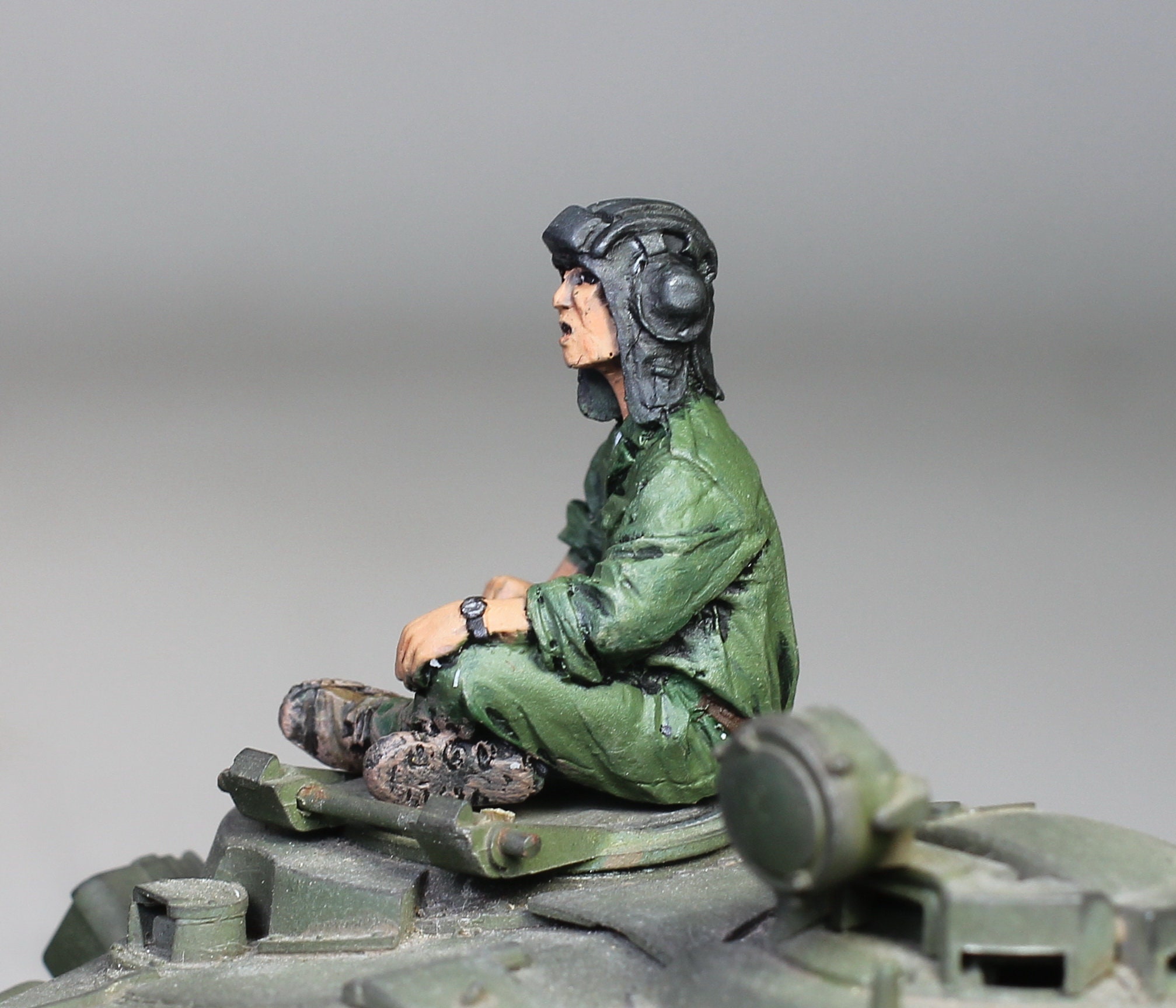 Painted Figure NVA Tank Crew Vietnam War 1:35 Scale (built and Painted ...