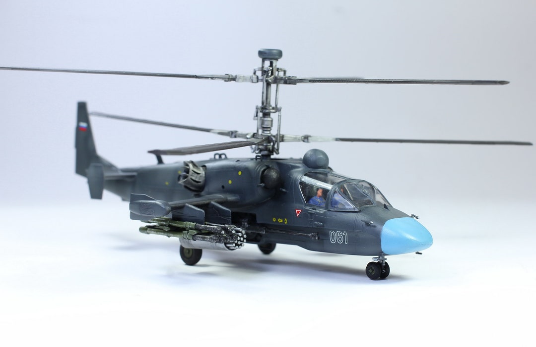 Kamov Alligator Ka-52 Russian Attack Gunship Helicopter 1:72 - Etsy
