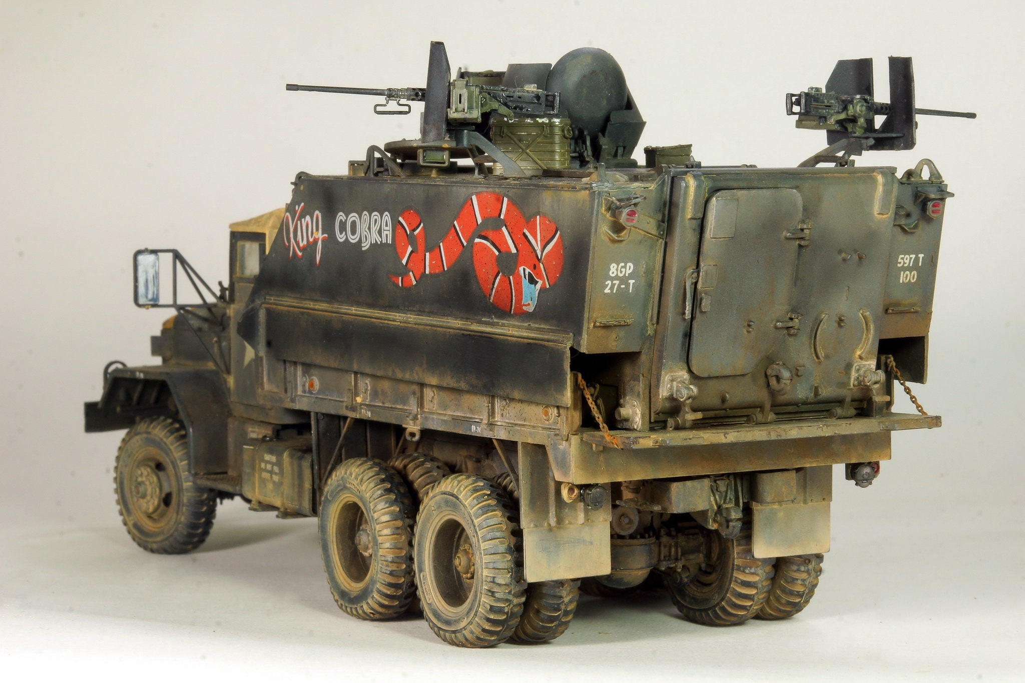 Probuilt Model US Army Gun Truck King Cobra M54 M113 - Etsy