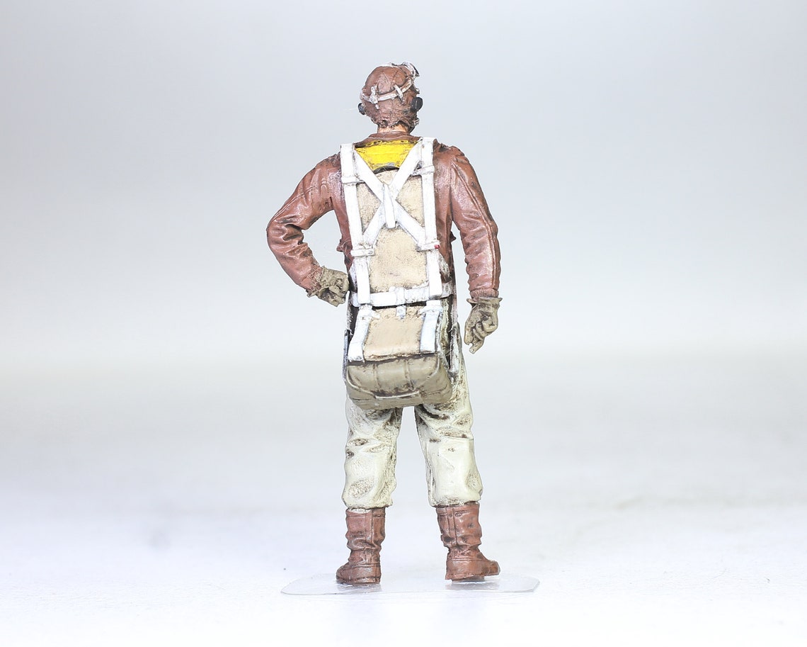 Painted Figure USAAF Pilot WWII 1:32 Scale built and Painted - Etsy