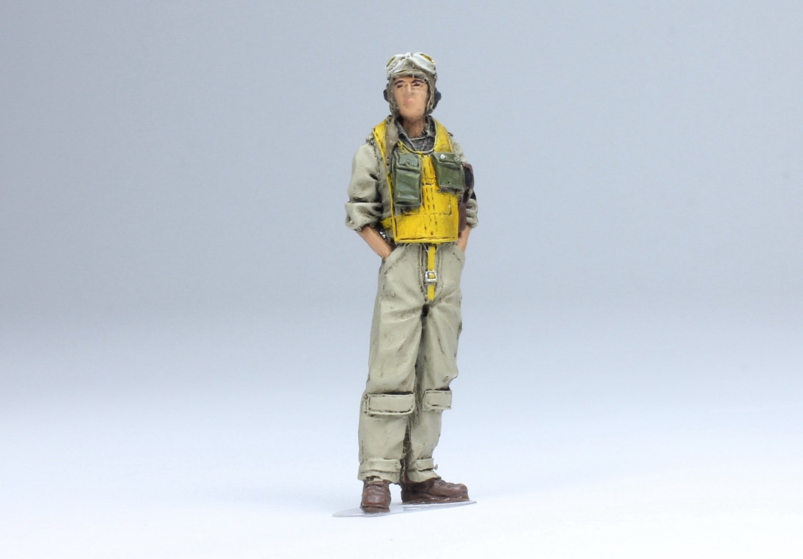 Painted Figure US Navy Pilot WWII 1:48 (built and Painted by ...