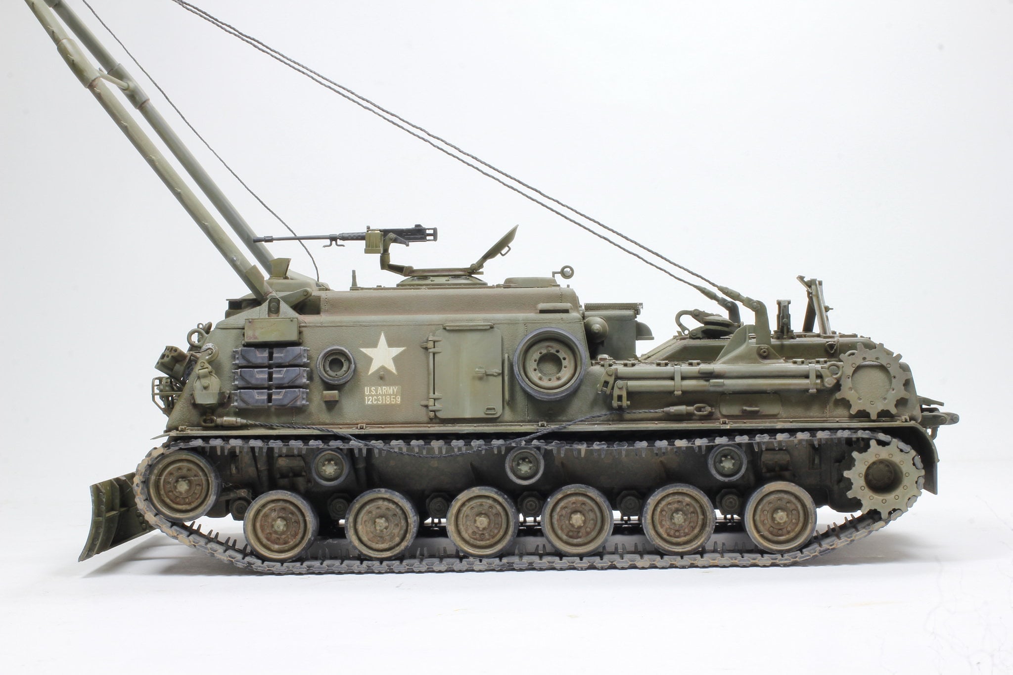 Pro Built Model US Army M88 Heavy Recover Tank Vietnam War 1:35 (built ...