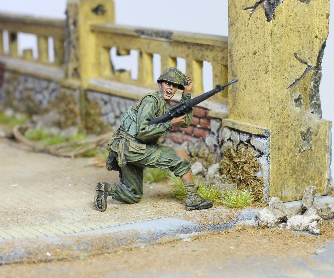 Handmade USMC Vietnam War Soldier Figure: 1/35 Scale Resin Model - Etsy
