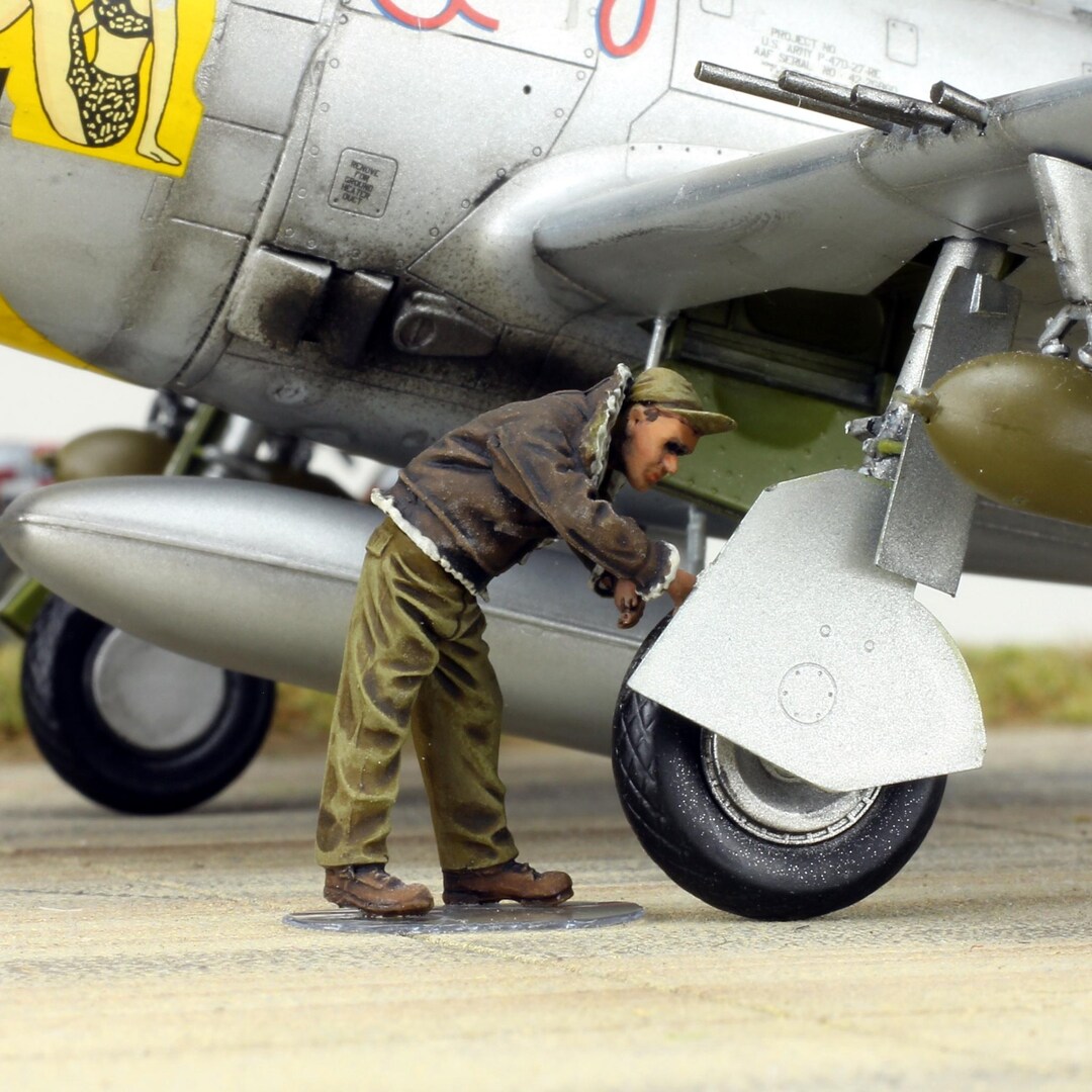 Propainted Figure USAAF Ground Crew WWII (set 5) - Etsy
