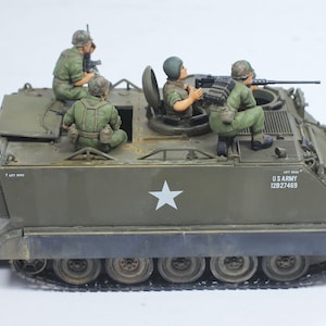 US M113A1 APC /w 05 Crews (interior Detail) Vietnam War 1:35 (built and ...