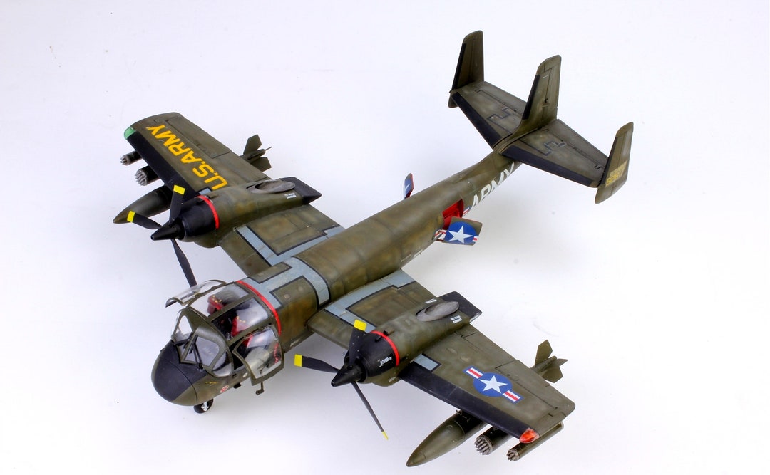 Handmade US Army OV-1C Mohawk Model: Vietnam War Plane (1/48) - Etsy