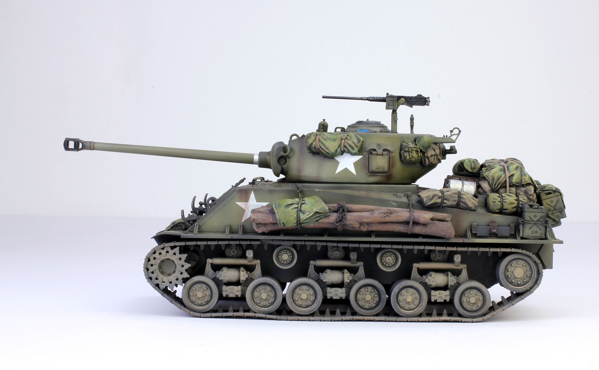 Pro Built Model Easy Eight M4A3E8 Sherman Tank WW2 1:35 - Etsy