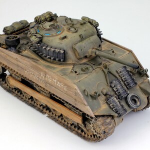 Pre-order 1:35 Probuilt Model USMC M4A2 Late PTO Sherman Medium Tank ...