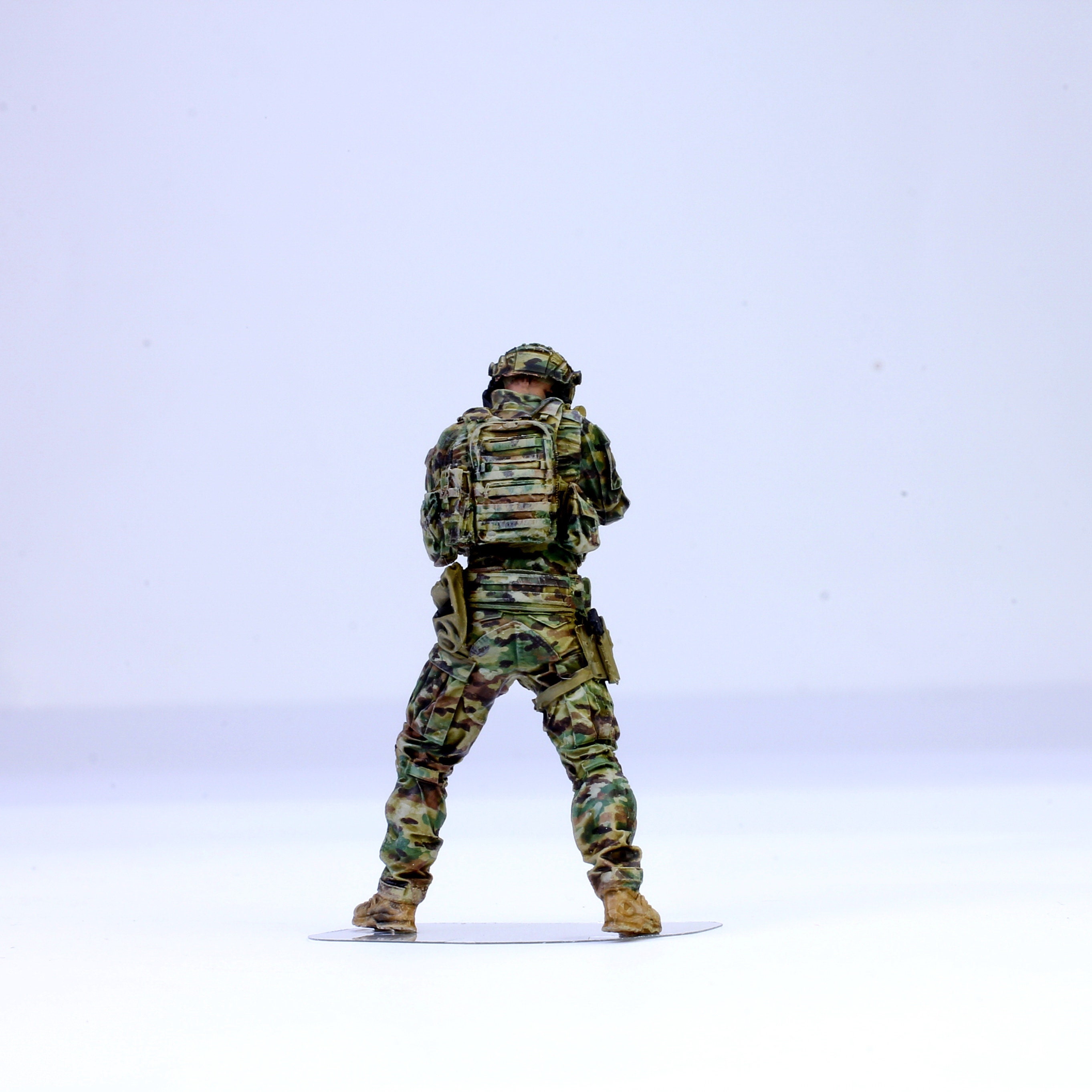 Painted Figure US Navy Seal Special Force in Multicam Camouflage ...