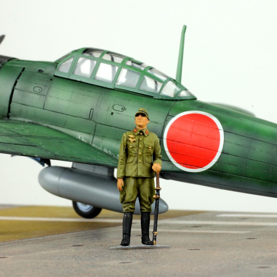 Propainted 1:48 Figure Japanese Officer WWII (no Aircraft) - Etsy
