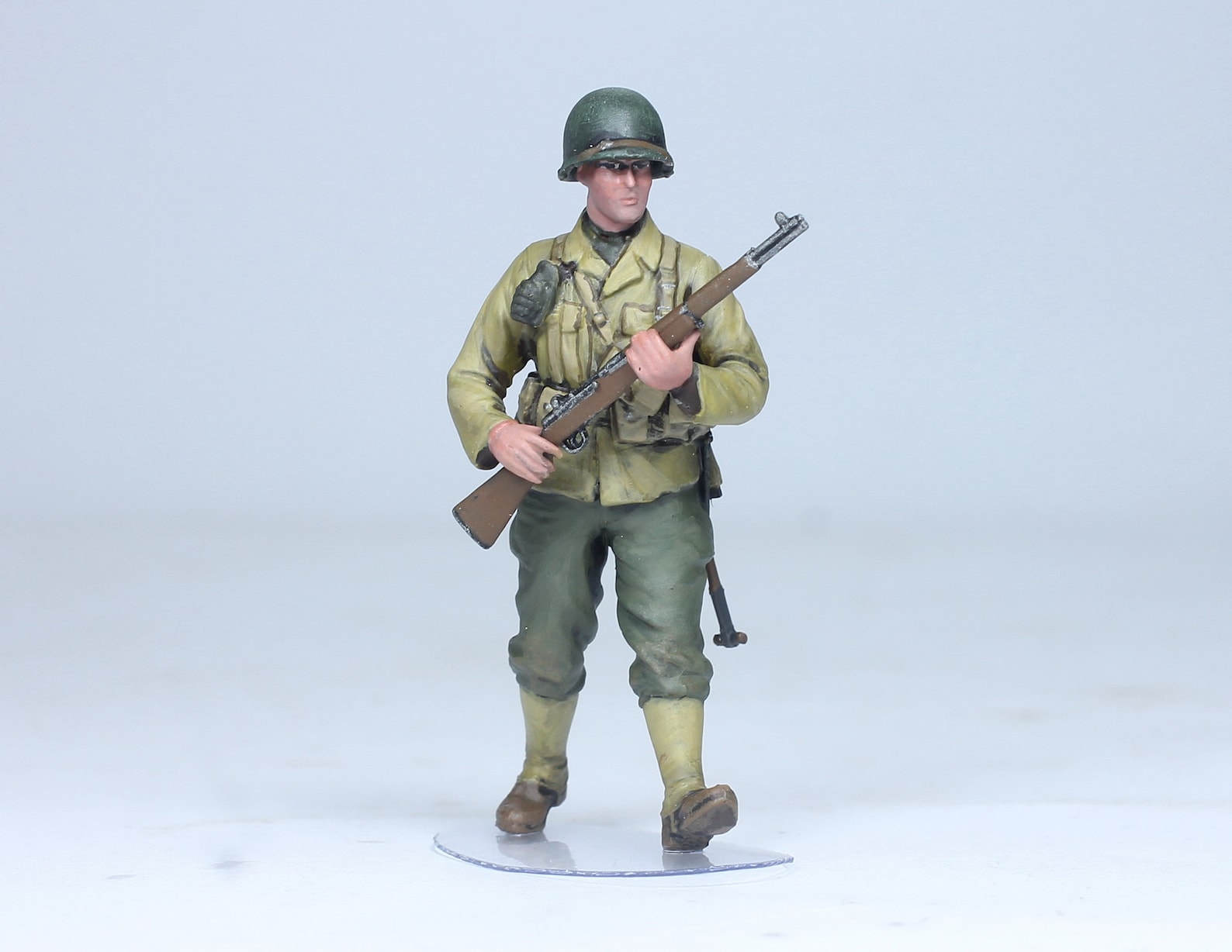 Painted Figures US Soldiers Infantry 04 Figures European WW2 1:35 Scale ...