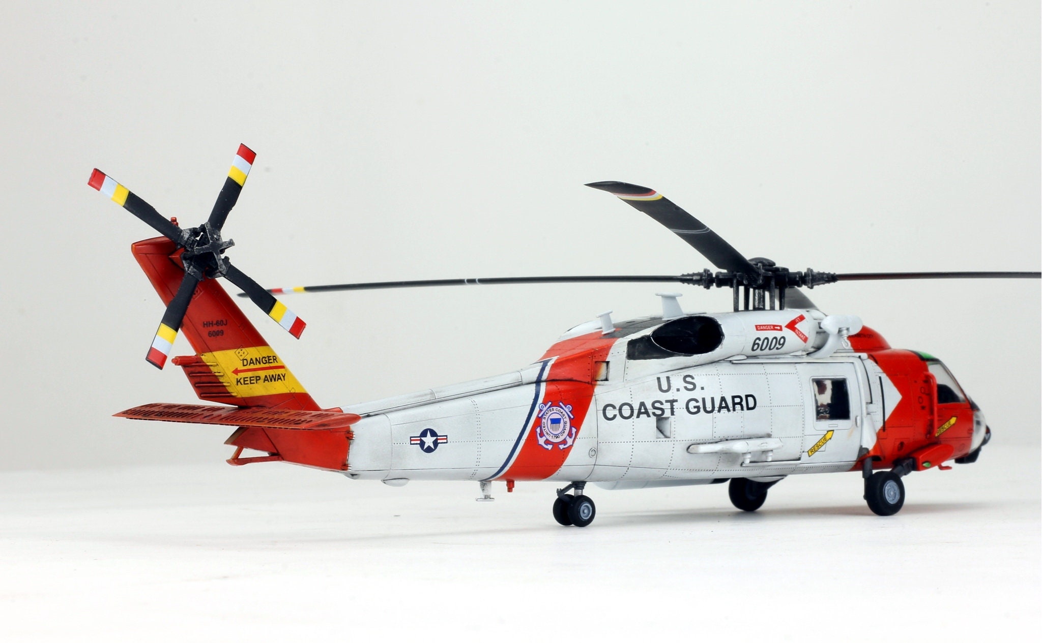 Handcrafted HH-60J US Coast Guard Helicopter Model (1:72 Scale) - Etsy