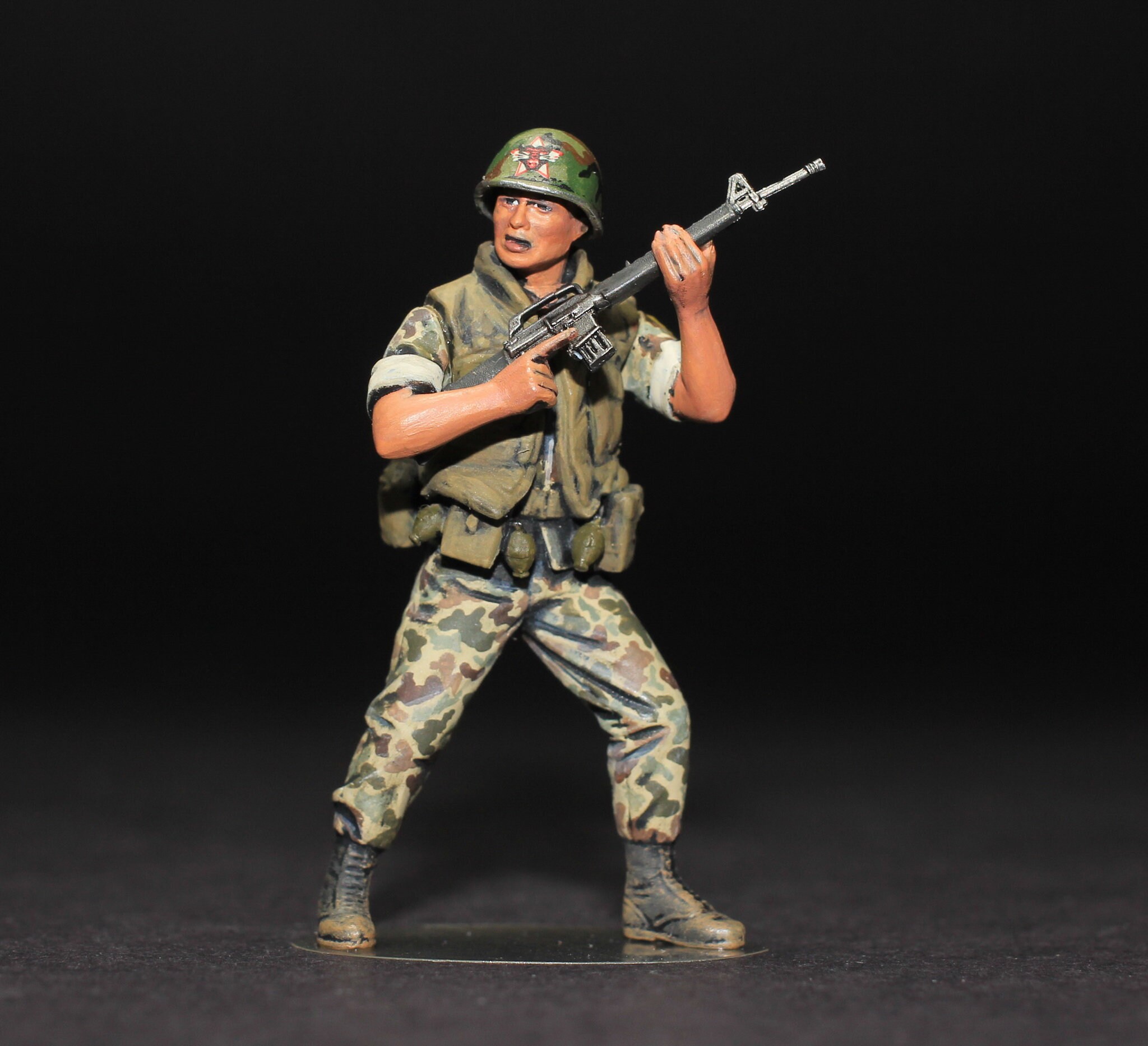 Painted Figure ARVN Rangers Saigon 1968 4 Figures in Battle - Etsy