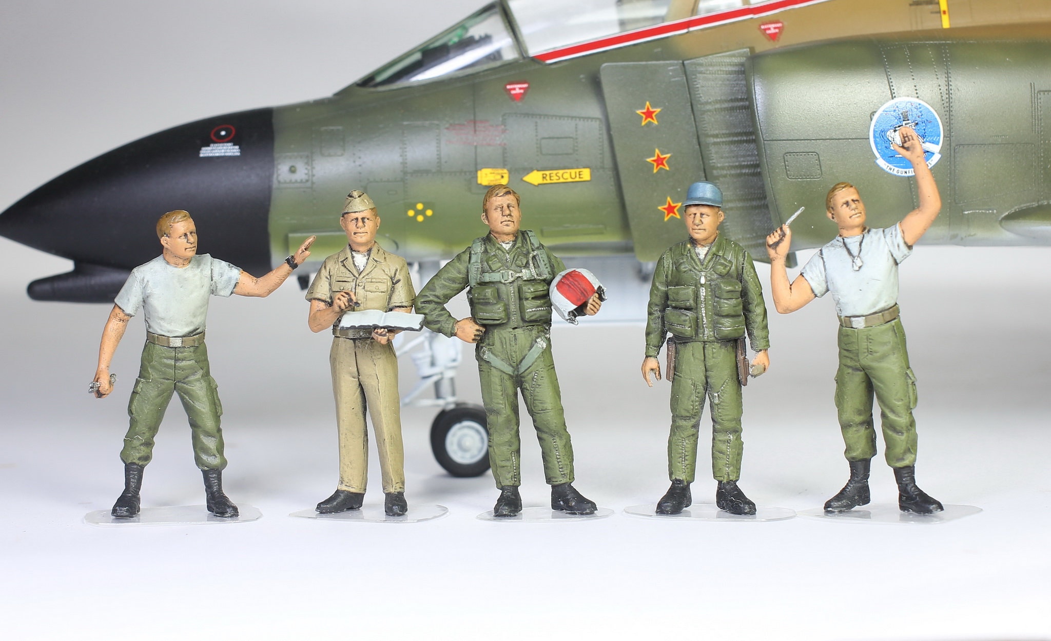 Painted Figure USAF Pilot Vietnam War 1:48 (built and Painted by ...