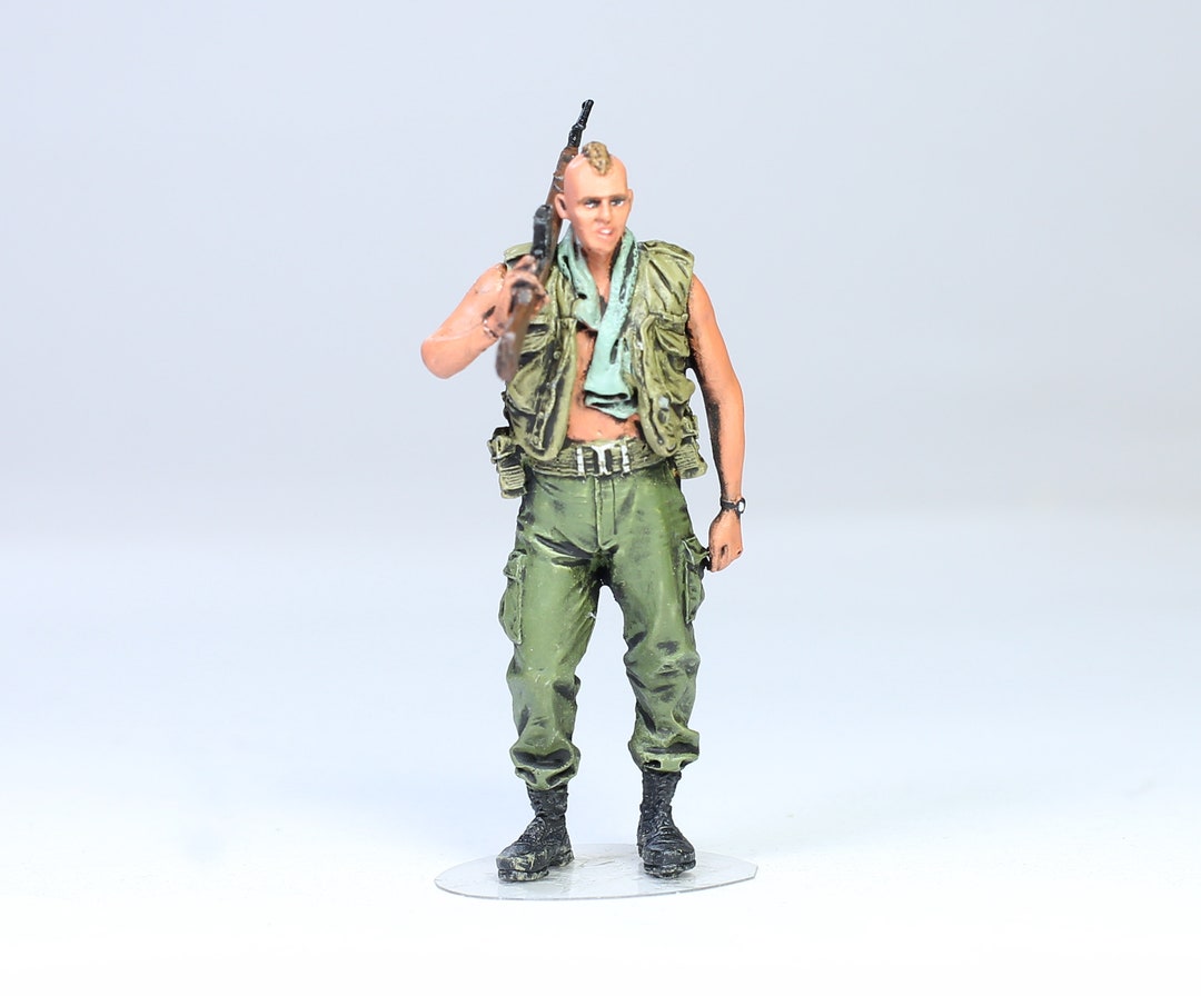 Painted Figure USMC Mohawk Soldier in Vietnam War 1:35 Scale (built and ...