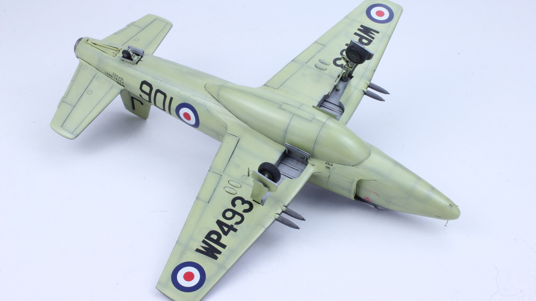Probuilt Model Supermarine Attacker F.1 Fighter Aircraft 1:48 built and ...