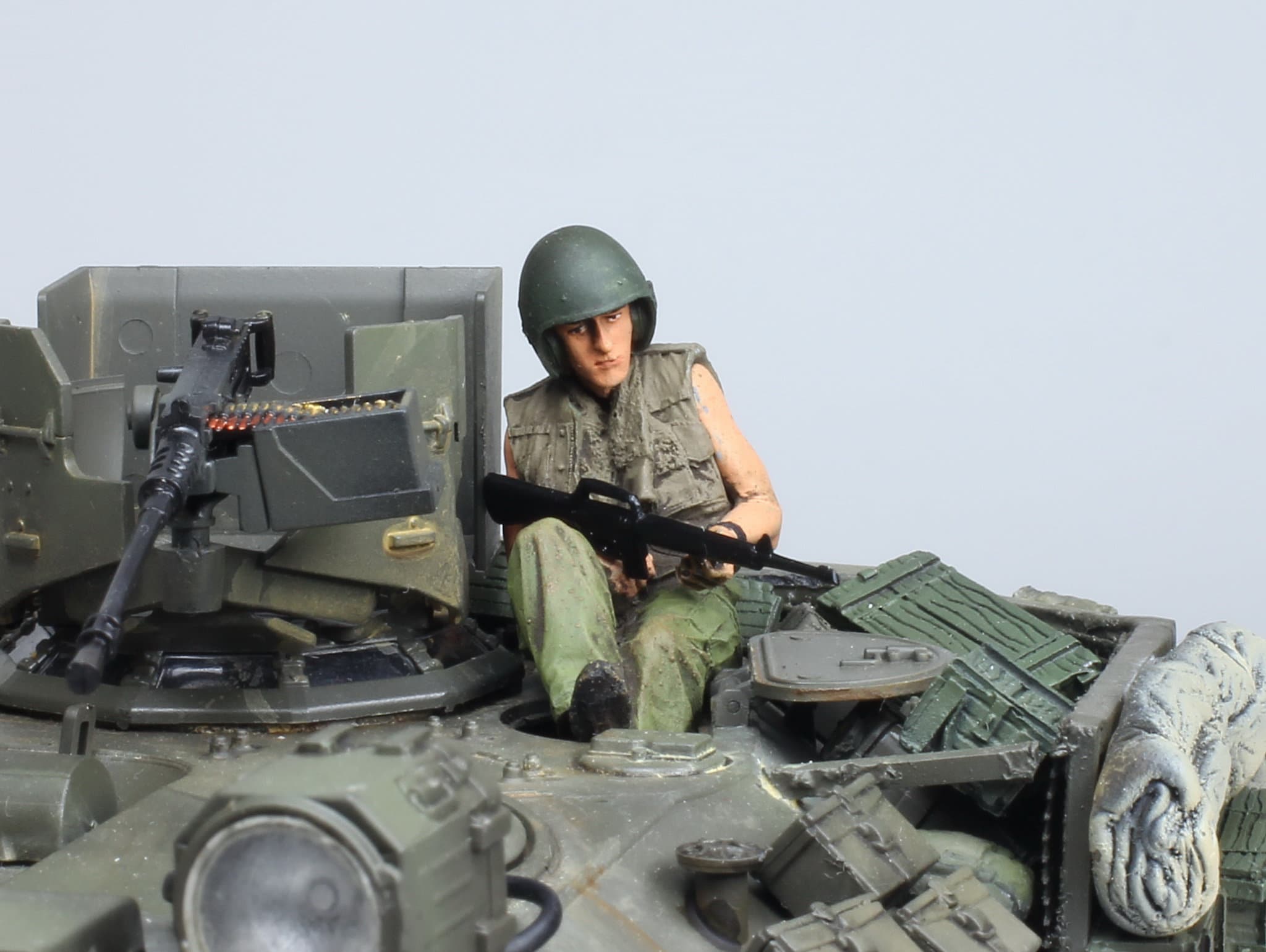 Propainted Vietnam War US Tanker Figure: 1/35 Scale Resin Model - Etsy