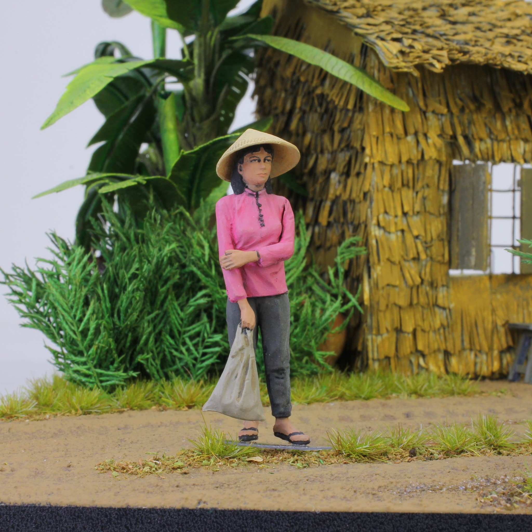 Pro Painted Figure Saigon Civilian Girl Vietnam War 1:35 Scale - Etsy
