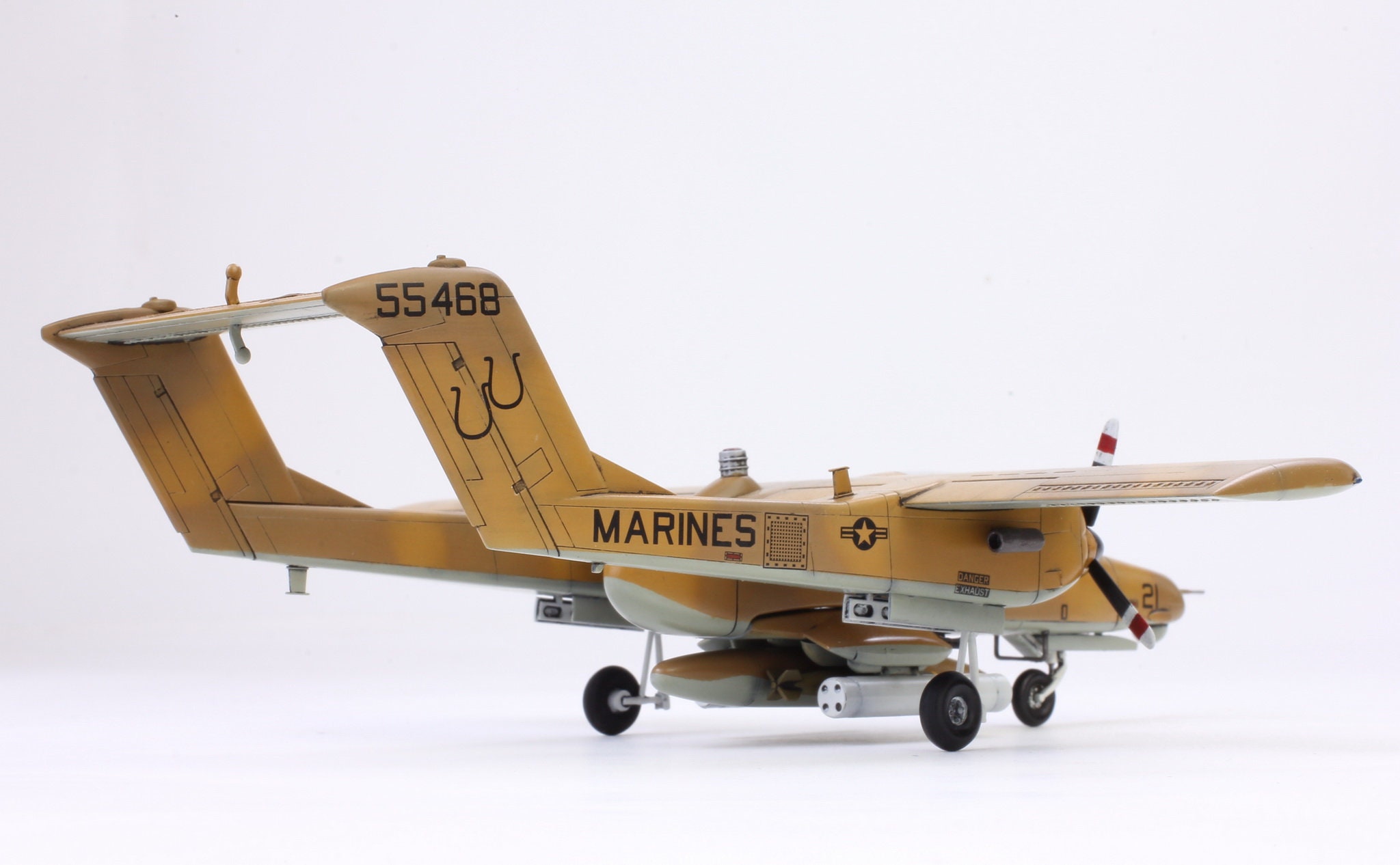 USMC OV-10D Bronco /w 02 Seated Pilots in Cockpit, Desert Storm 1991 1: ...