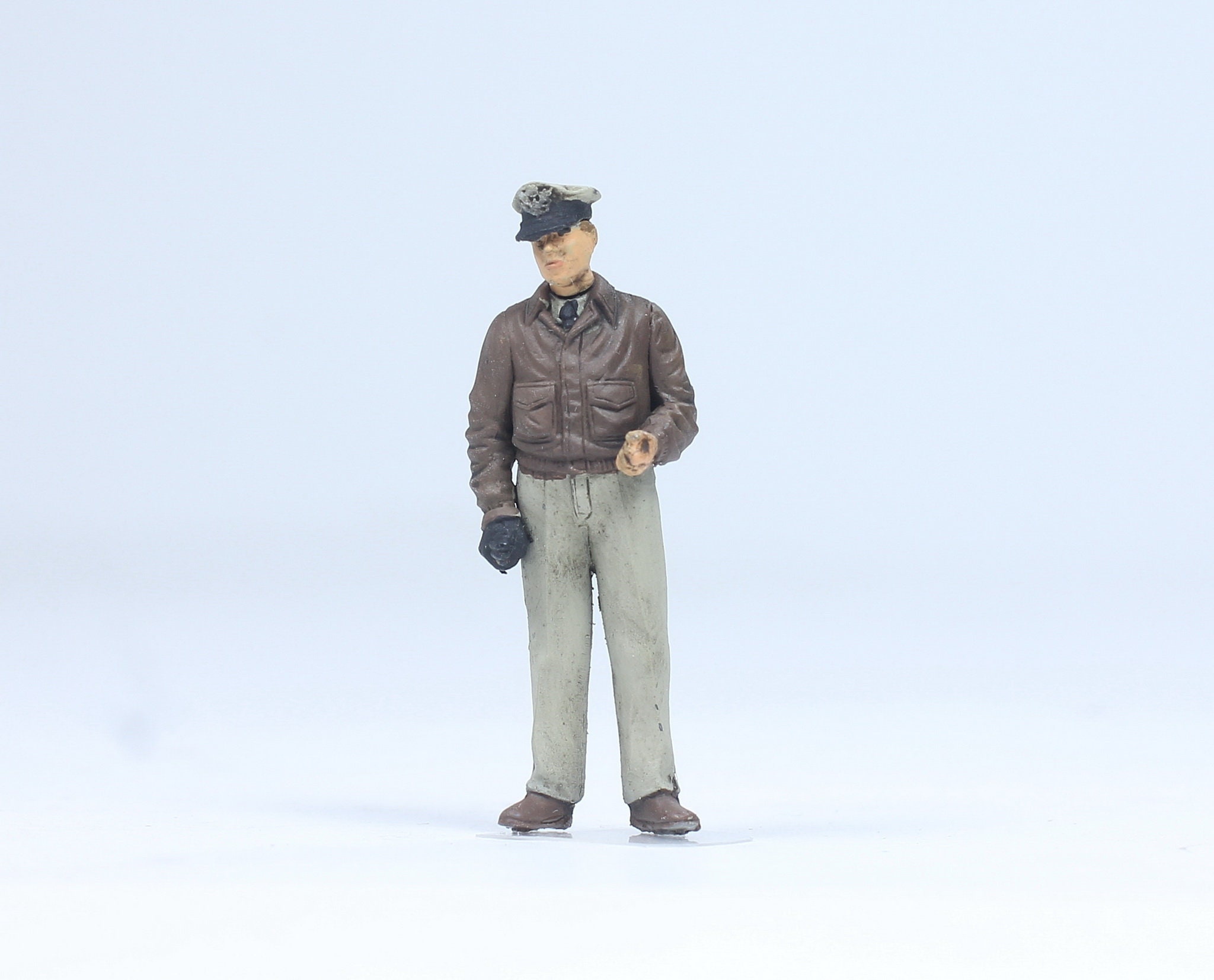 Painted Figure USAAF Pilot WWII 1:48 (built and Painted by Professional ...