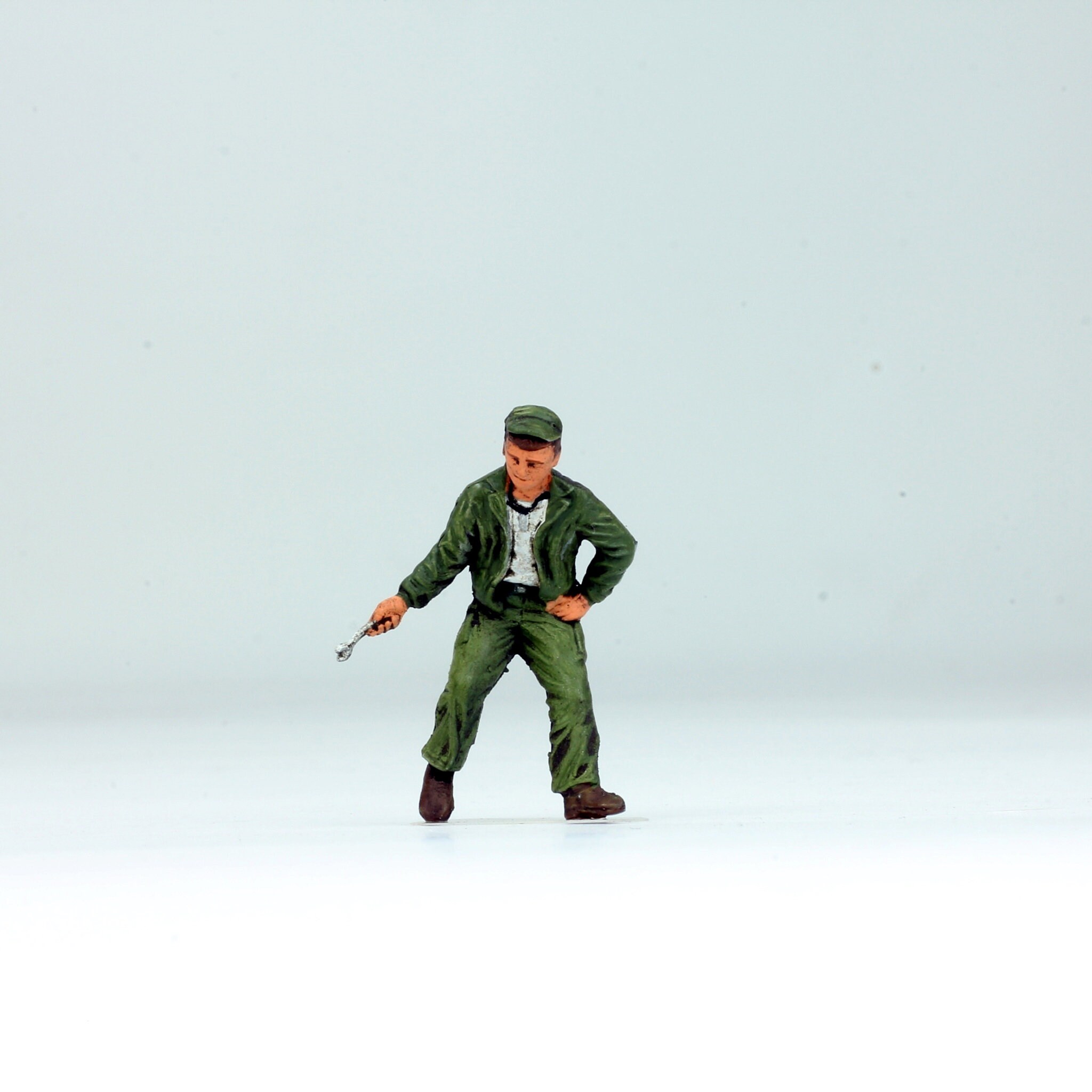 Painted Figure USAAF Ground Crew WWII (set 1) 1:48 (built and Painted ...