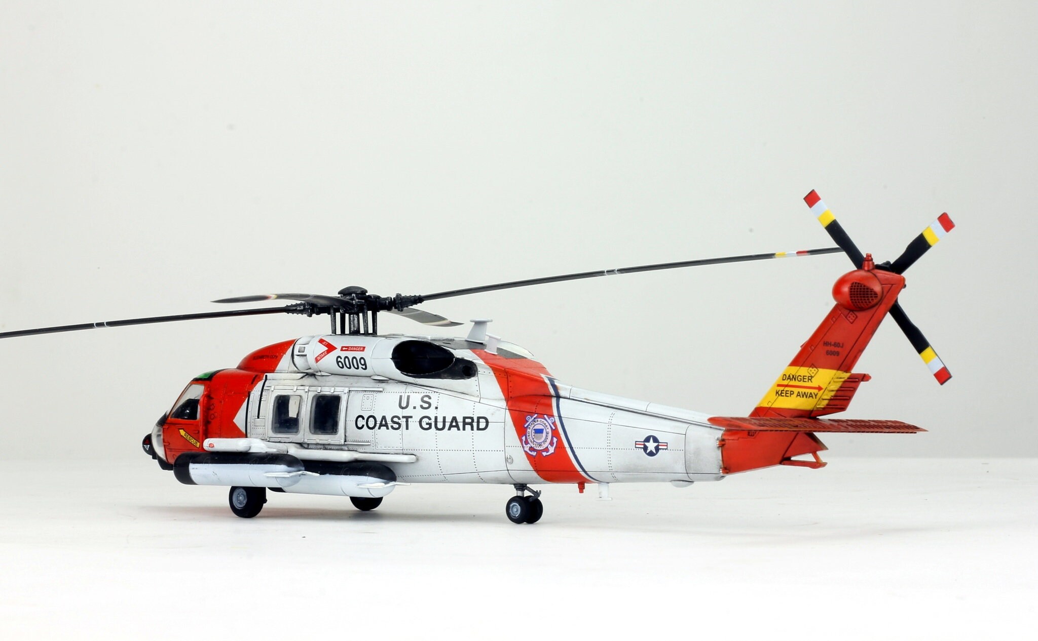 Handcrafted HH-60J US Coast Guard Helicopter Model (1:72 Scale) - Etsy