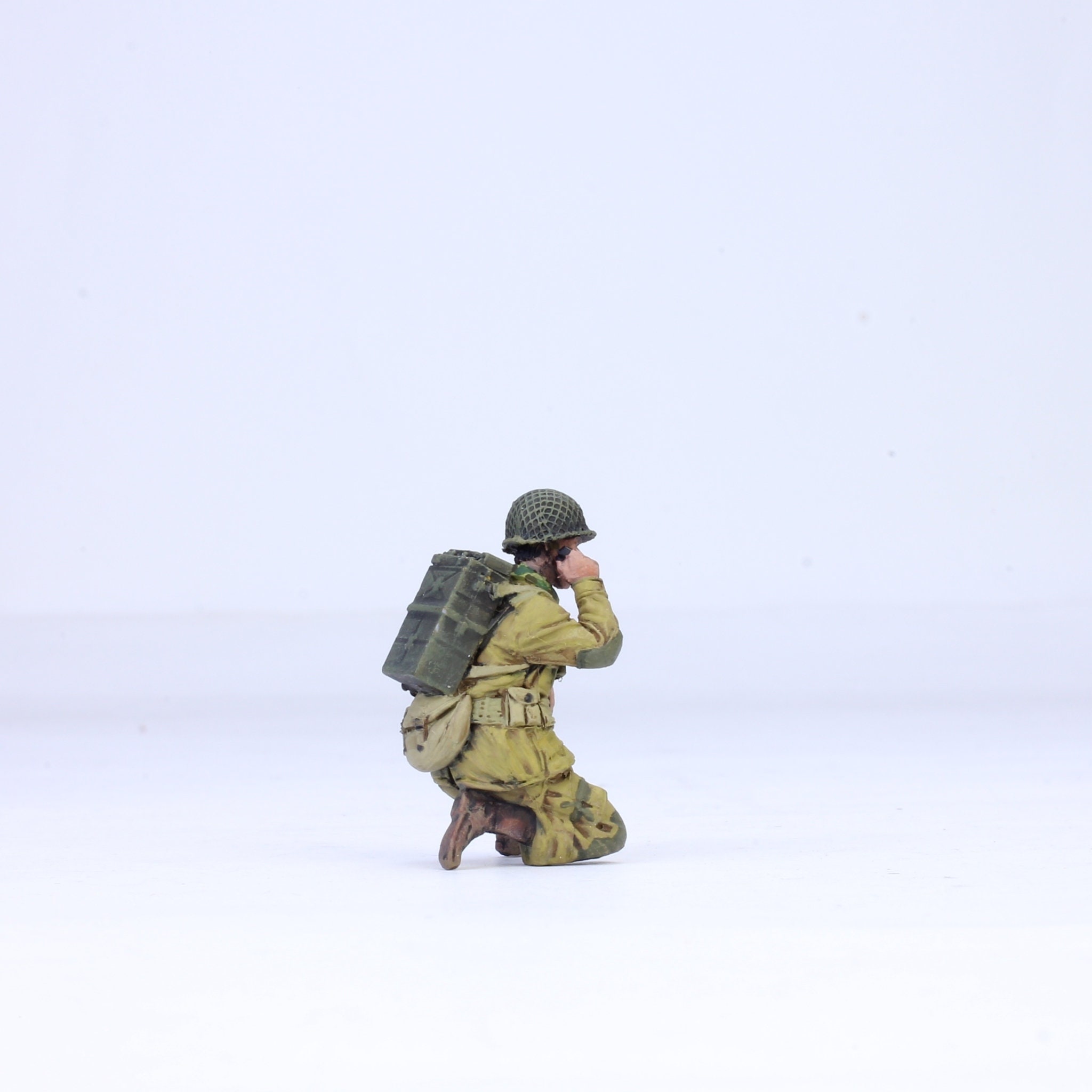 Painted Figure US Paratrooper 101nd Airborne Division Radio - Etsy