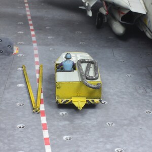 US Navy Flight Deck Tractor Model 1:72 Scale - Built & Painted - Etsy