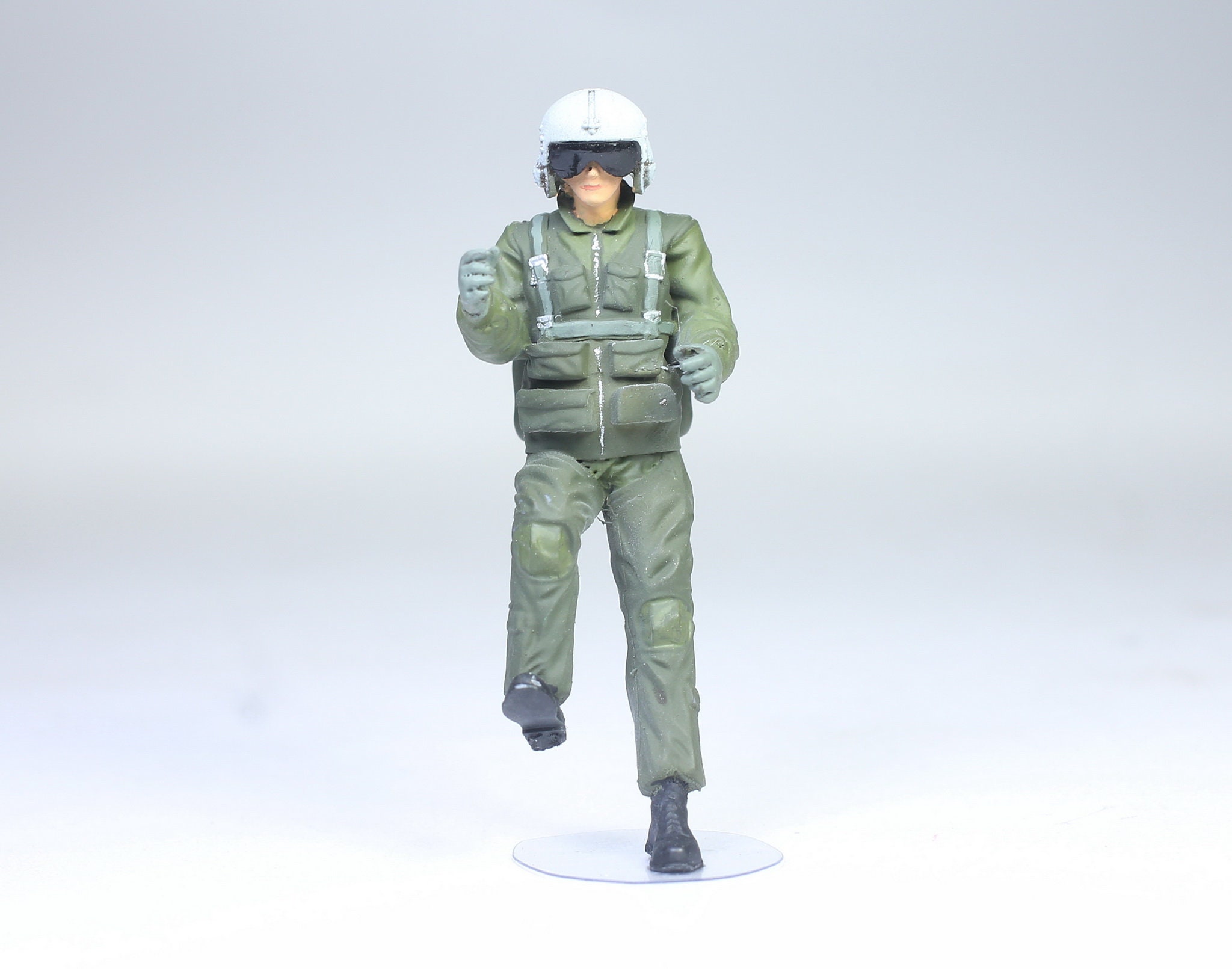 Painted Figure Modern USAF Fighter Pilot Boarding for F14 F18 A10 F22 ...