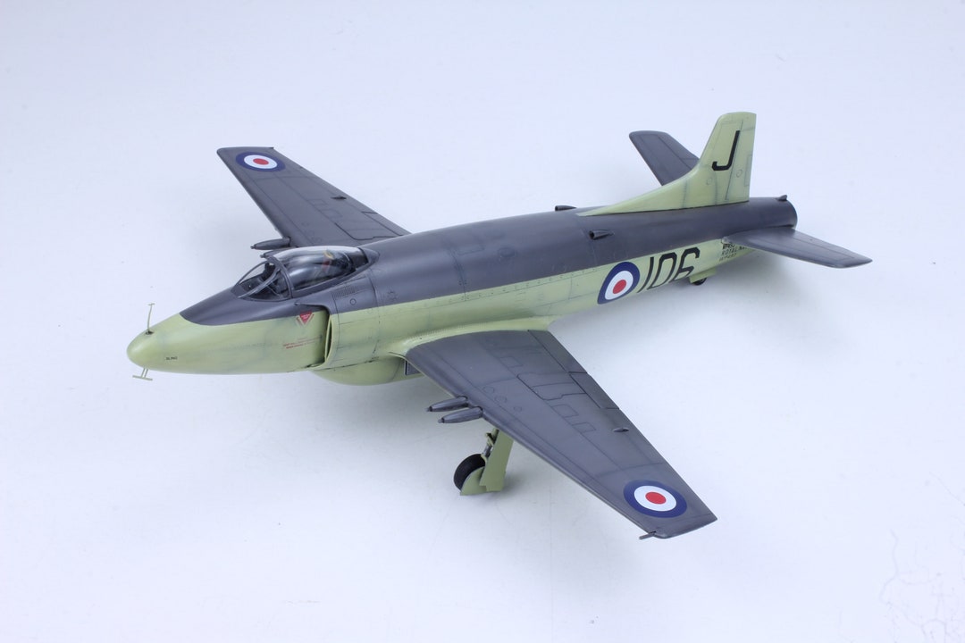 Probuilt Model Supermarine Attacker F.1 Fighter Aircraft 1:48 (built ...